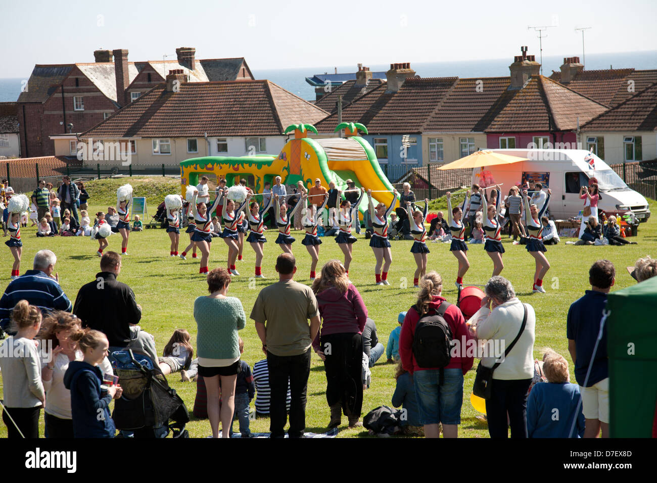Summer fete at Lyme Regis Dorset UK Stock Photo - Alamy