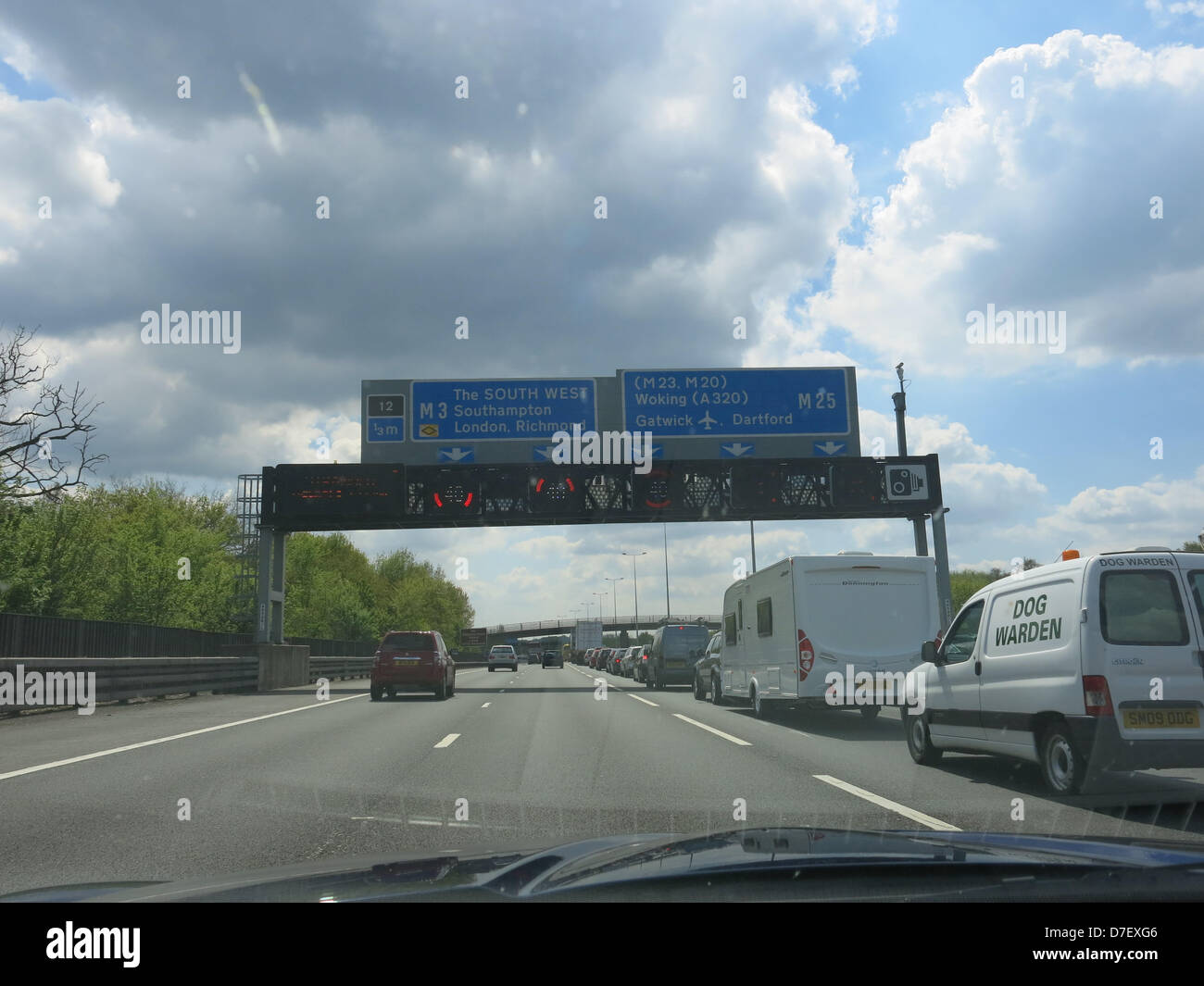 M3 m25 junction hi-res stock photography and images - Alamy
