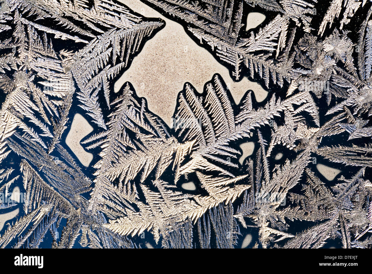 Extreme close up frost patterns hi-res stock photography and images - Alamy