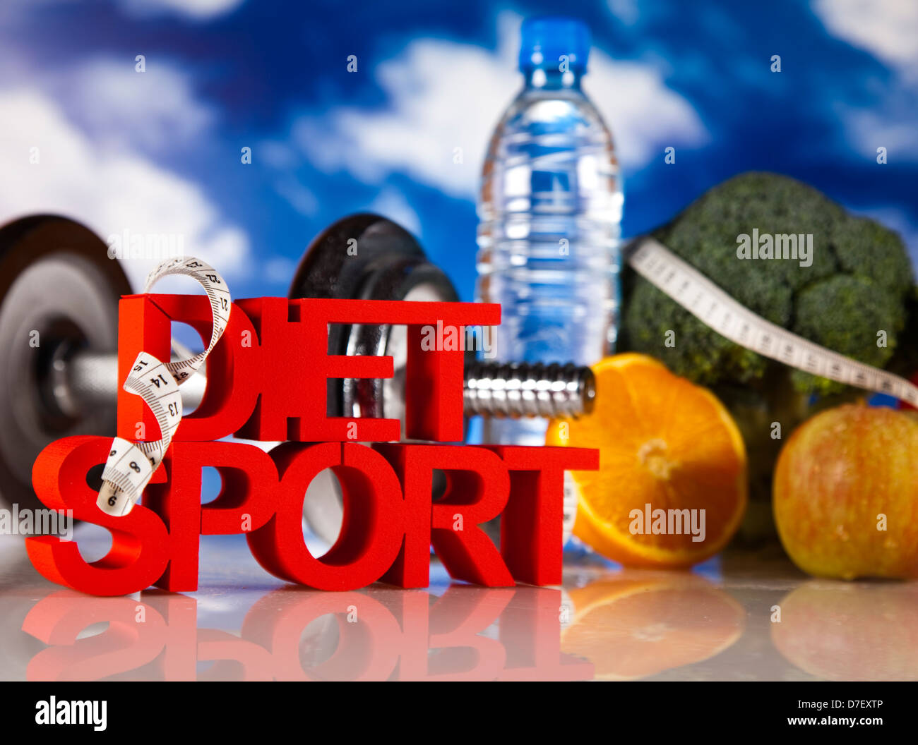 Fitness diet, sport Stock Photo - Alamy