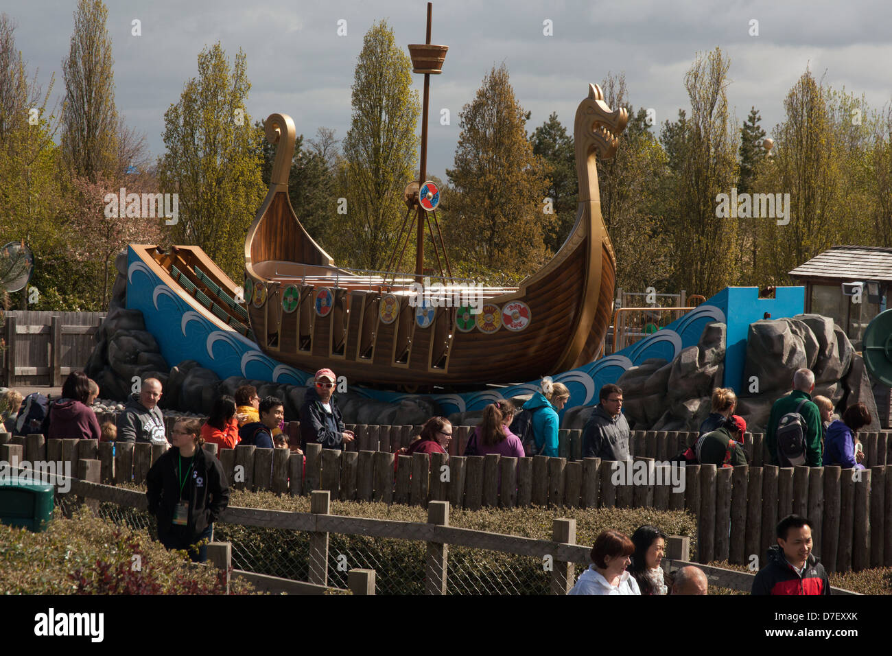 Longboat Invader ride at Legoland Windsor, London, England, United ...