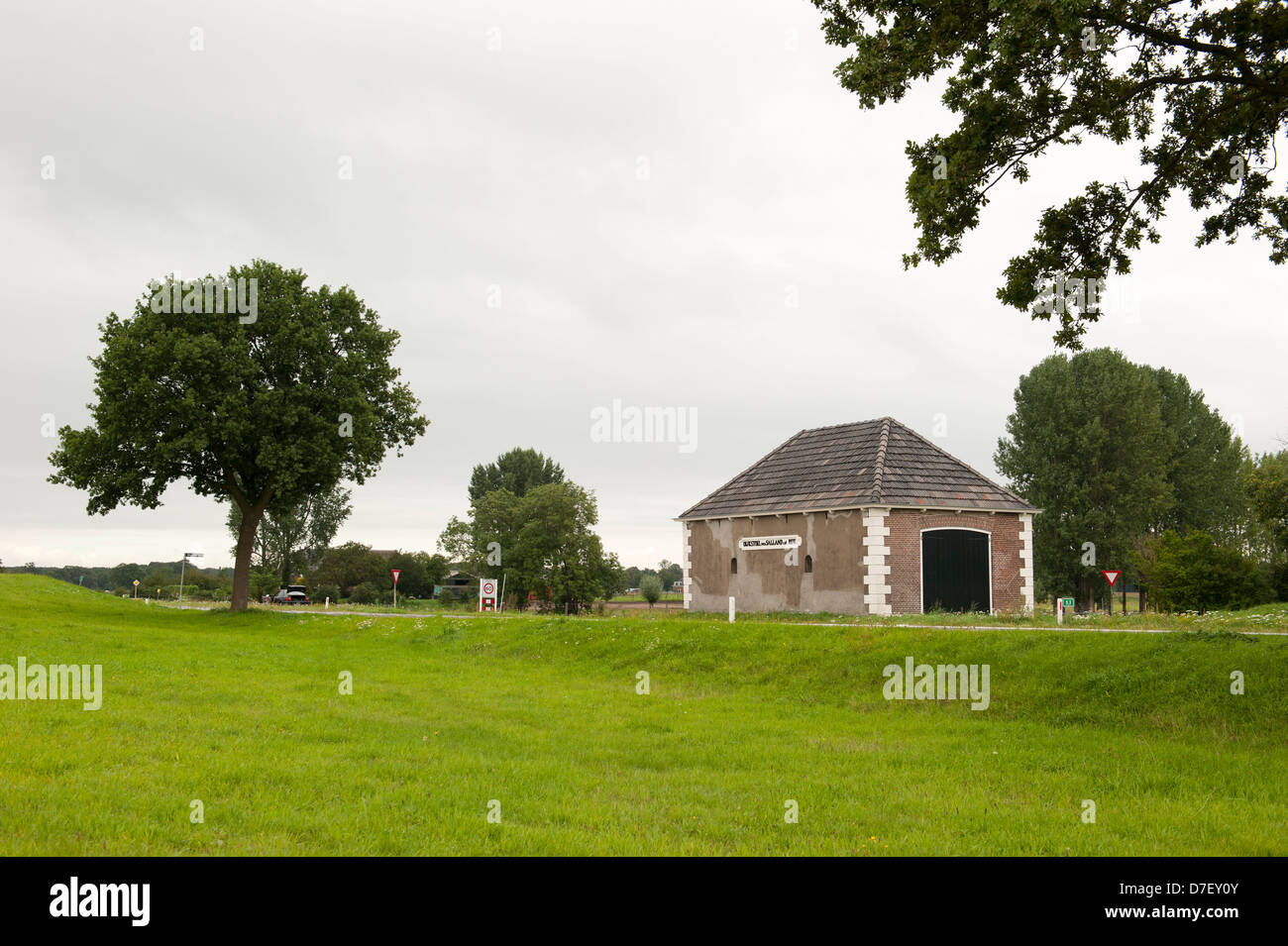 Ancient storage of the historic dike army of the IJssel dike near ...