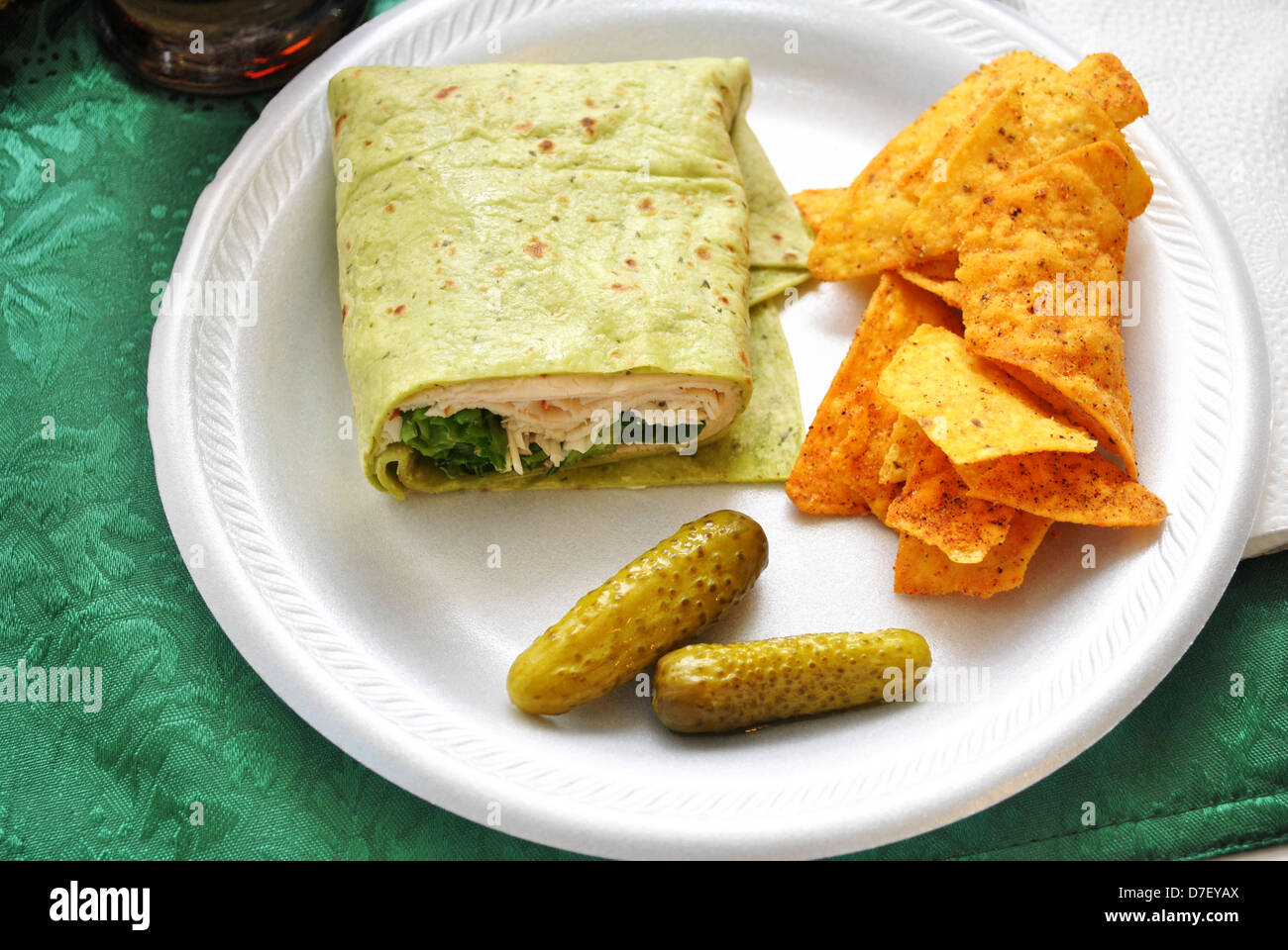 Two Tiny Pickles as Part of a Healthy Lunch Stock Photo - Alamy
