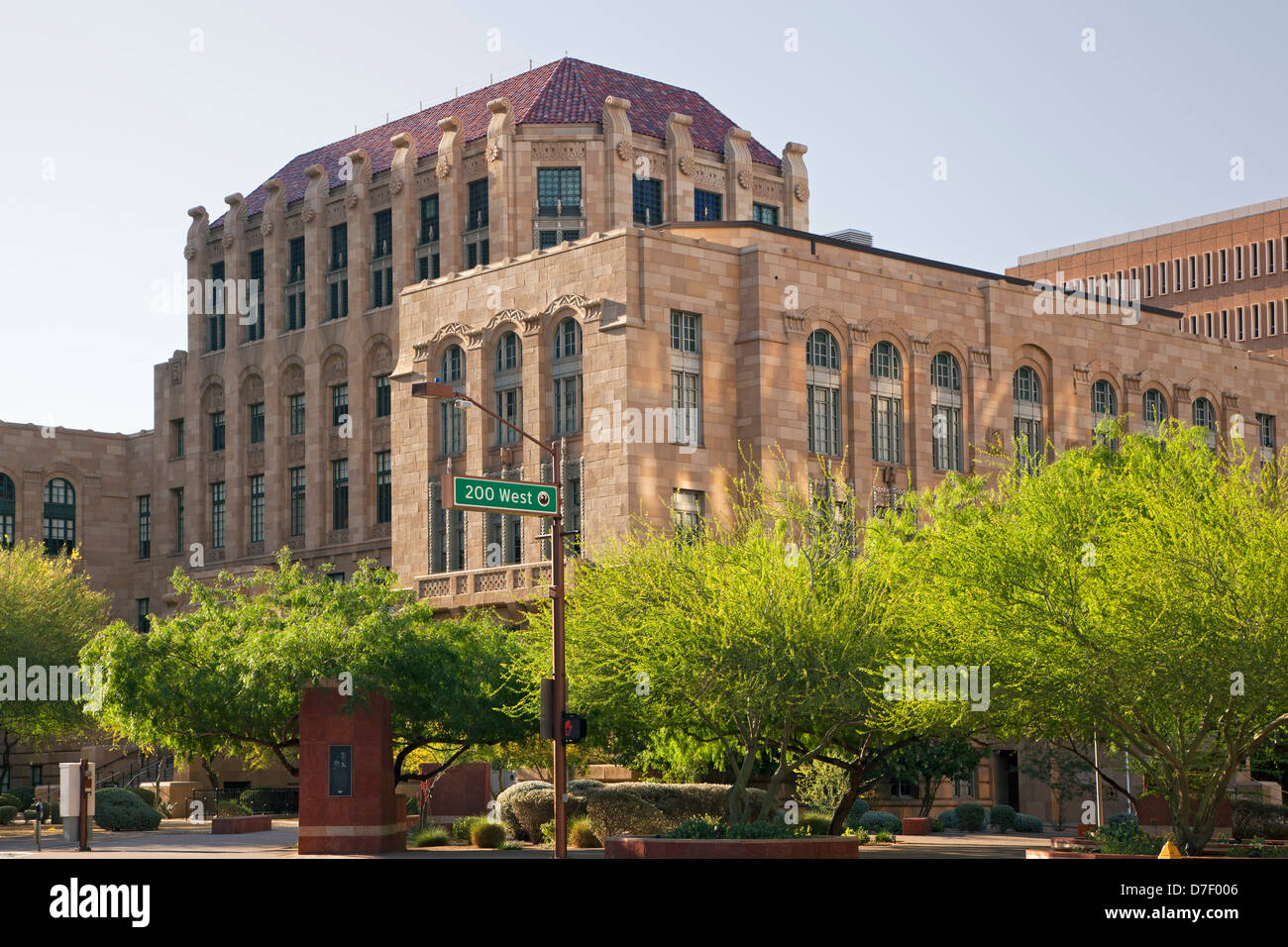 Historic City Hall, Phoenix, Arizona USA Stock Photo - Alamy