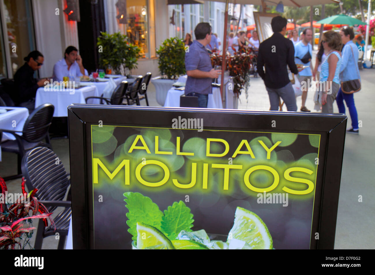 Miami Beach Florida,Lincoln Road mall,restaurant restaurants food ...