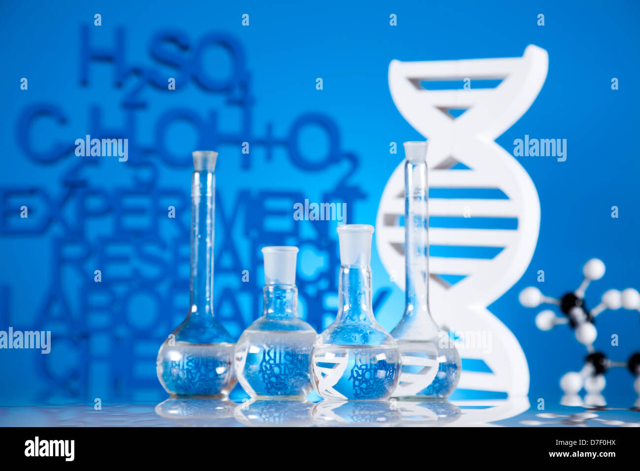 DNA molecules, Chemistry formula background Stock Photo - Alamy