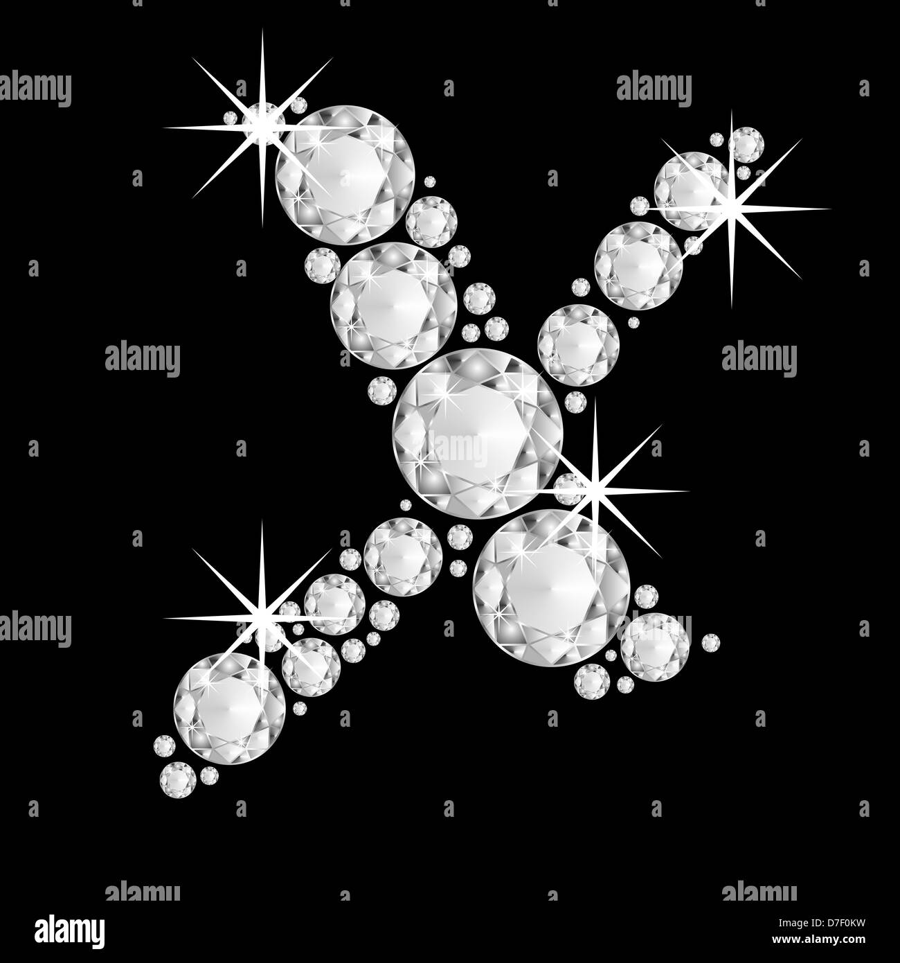 Diamond font symbol Black and White Stock Photos & Images - Alamy