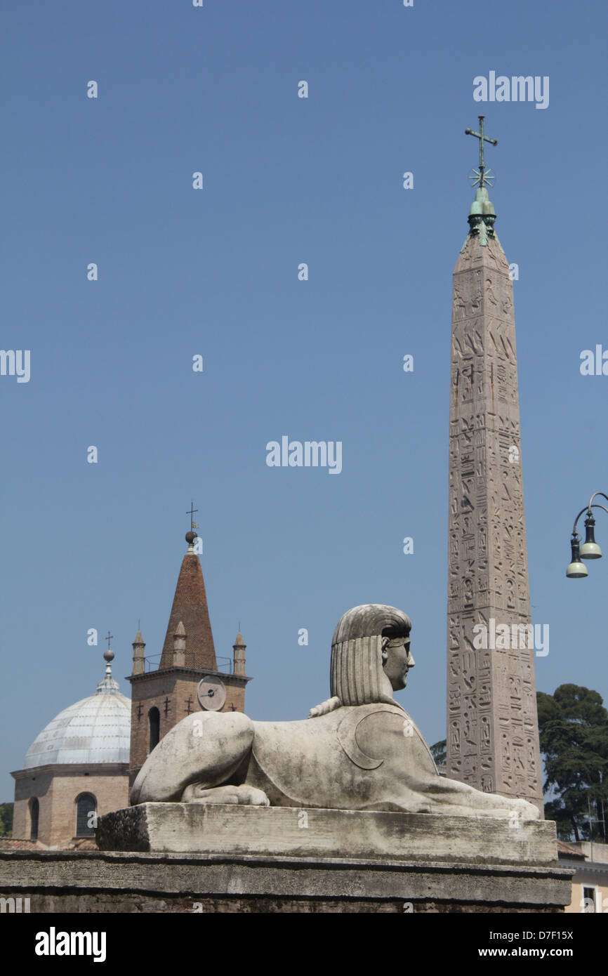 Egyptian sphinx in rome hi-res stock photography and images - Alamy