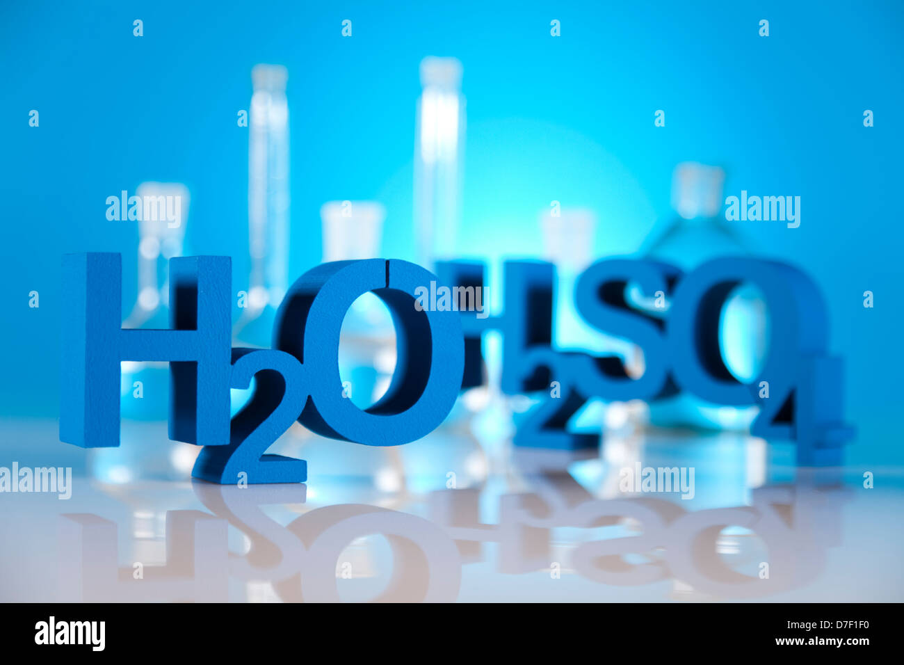Laboratory glass, Chemistry science formula Stock Photo - Alamy