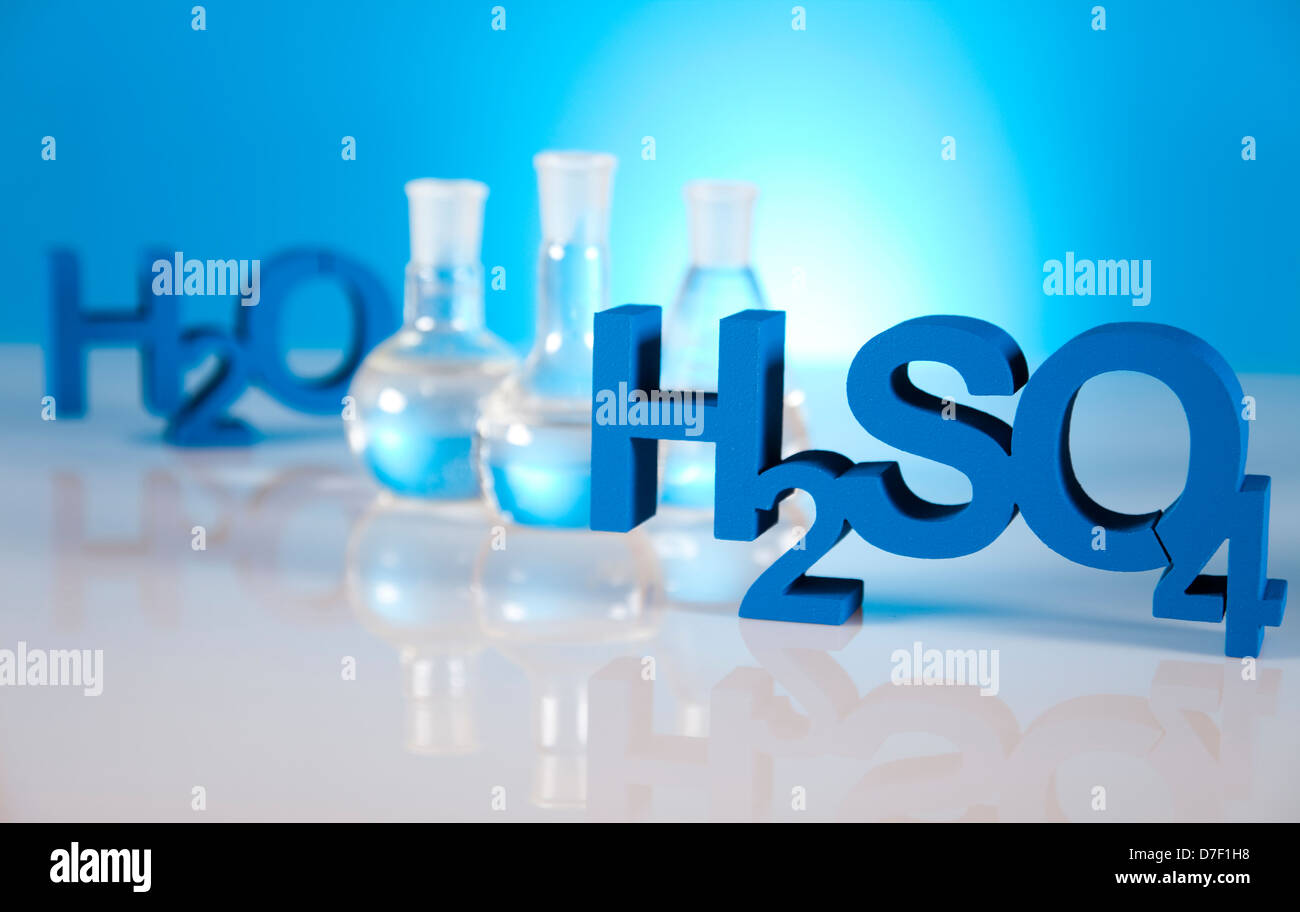 Laboratory glass, Chemistry science formula Stock Photo - Alamy