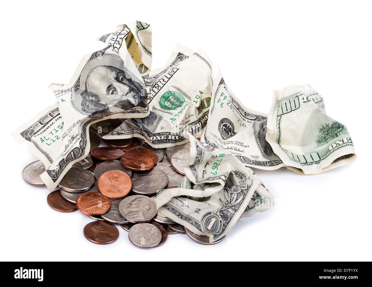Crumpled penny hi-res stock photography and images - Alamy