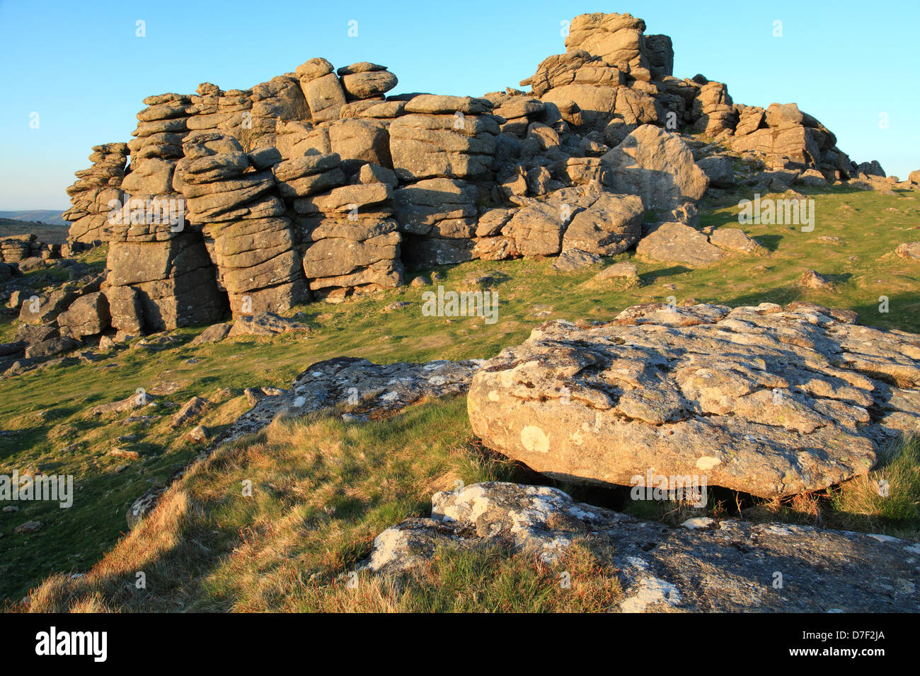 Hound tor dartmoor boulders moor hi-res stock photography and images ...