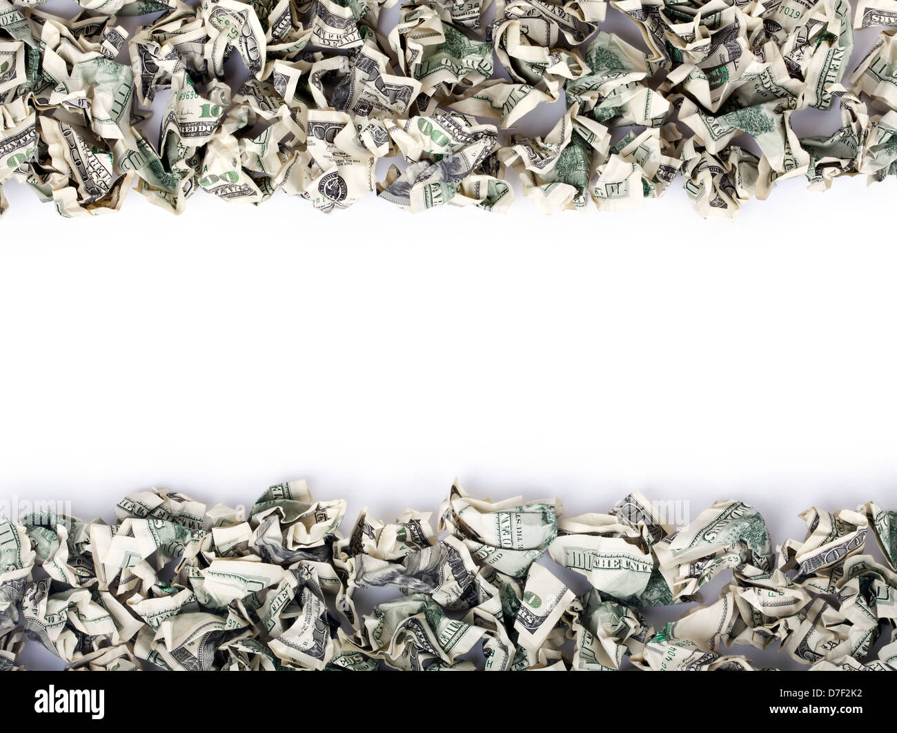 A very large amount 100 US$ money notes organized as top-bottom frames ...