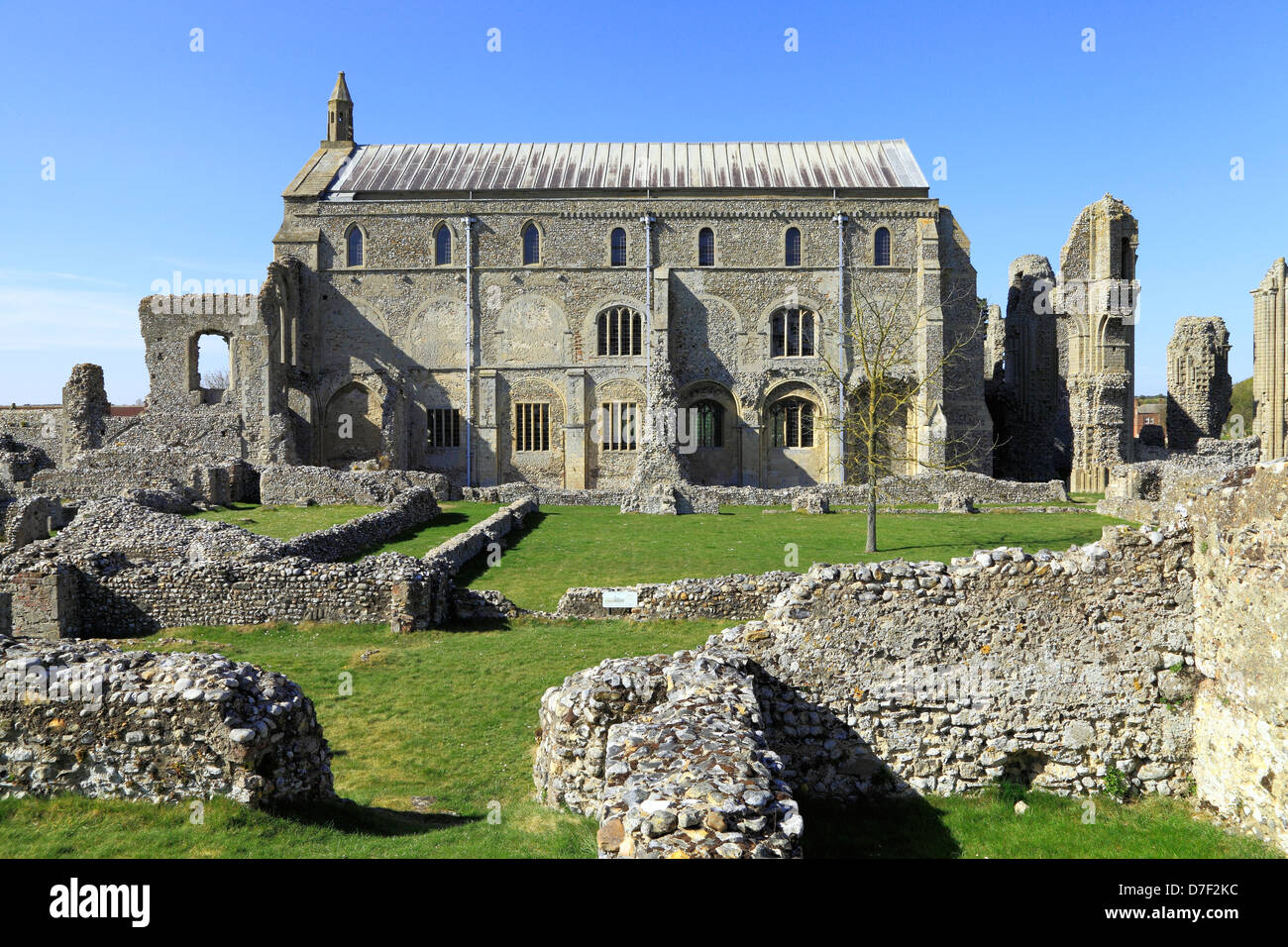 Binham Priory, Norfolk, Church and Monastic ruins, English medieval ...