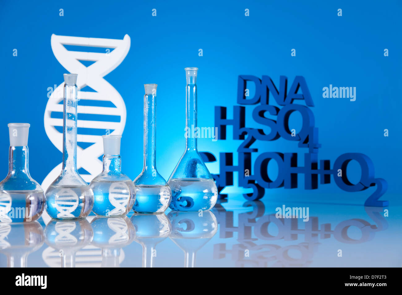 DNA molecules, Chemistry formula background Stock Photo - Alamy