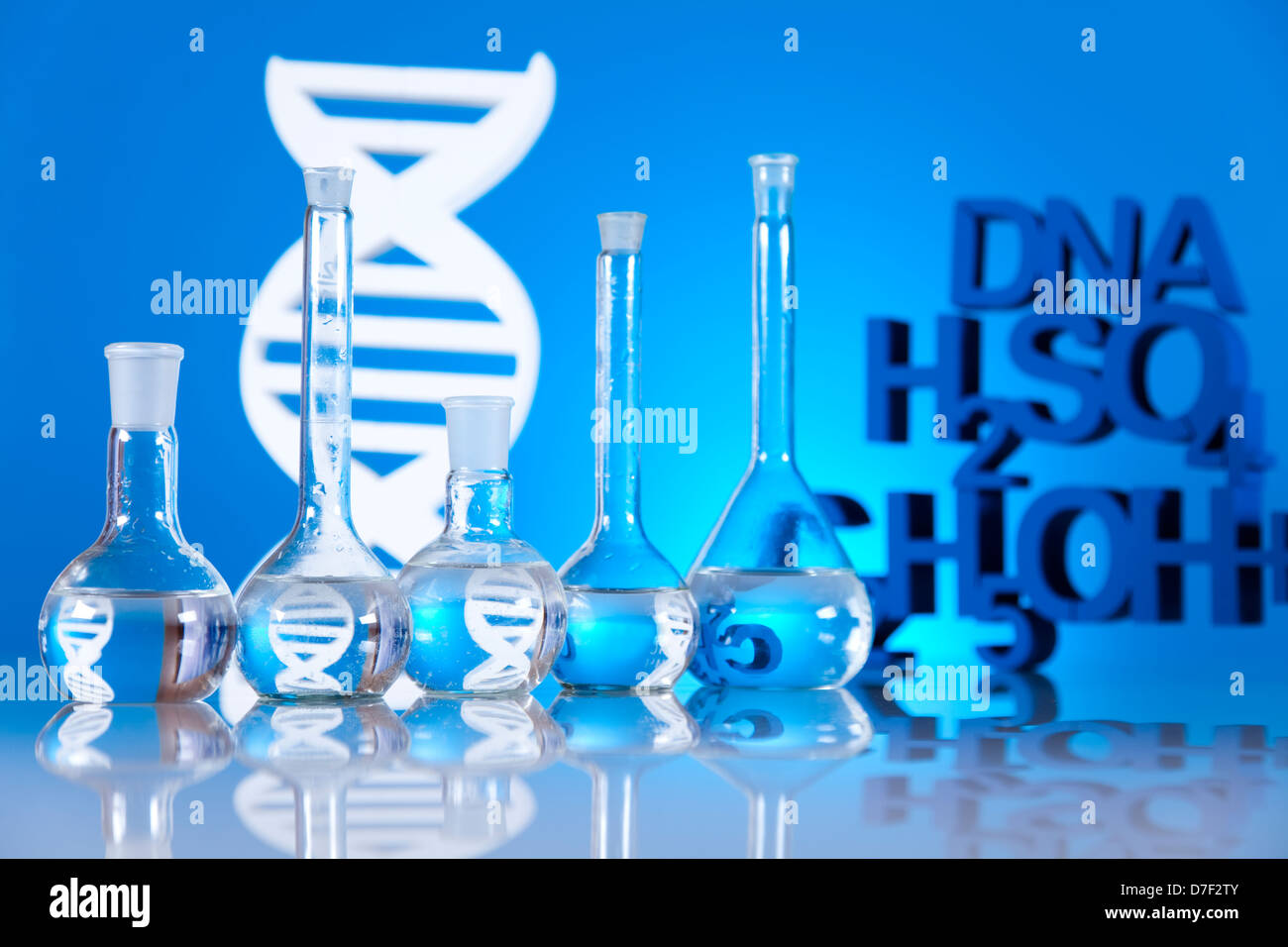 DNA molecules, Chemistry formula background Stock Photo - Alamy