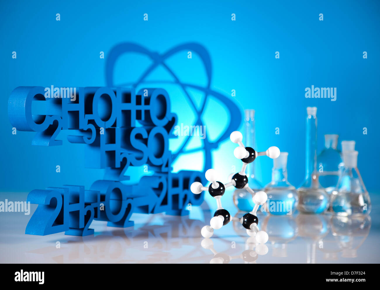 Research and experiments,Chemistry formula Stock Photo - Alamy