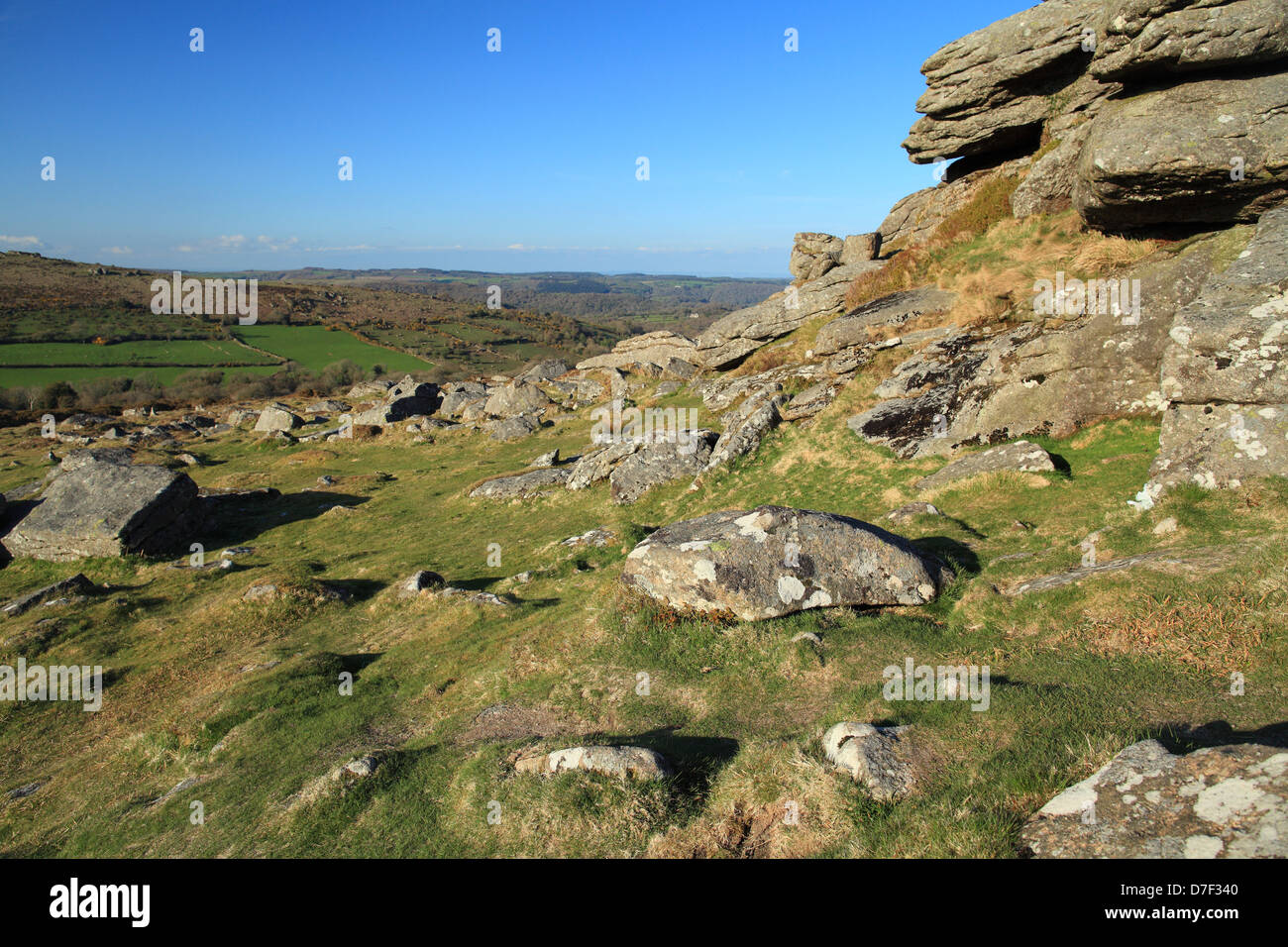 Hound tor dartmoor boulders moor hi-res stock photography and images ...