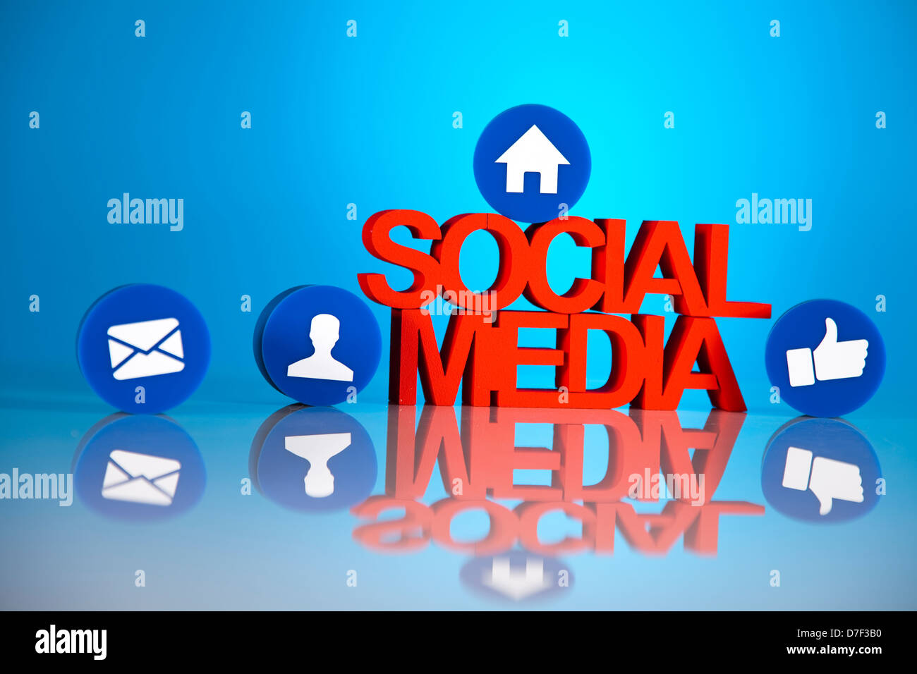 Social media network icons Stock Photo - Alamy