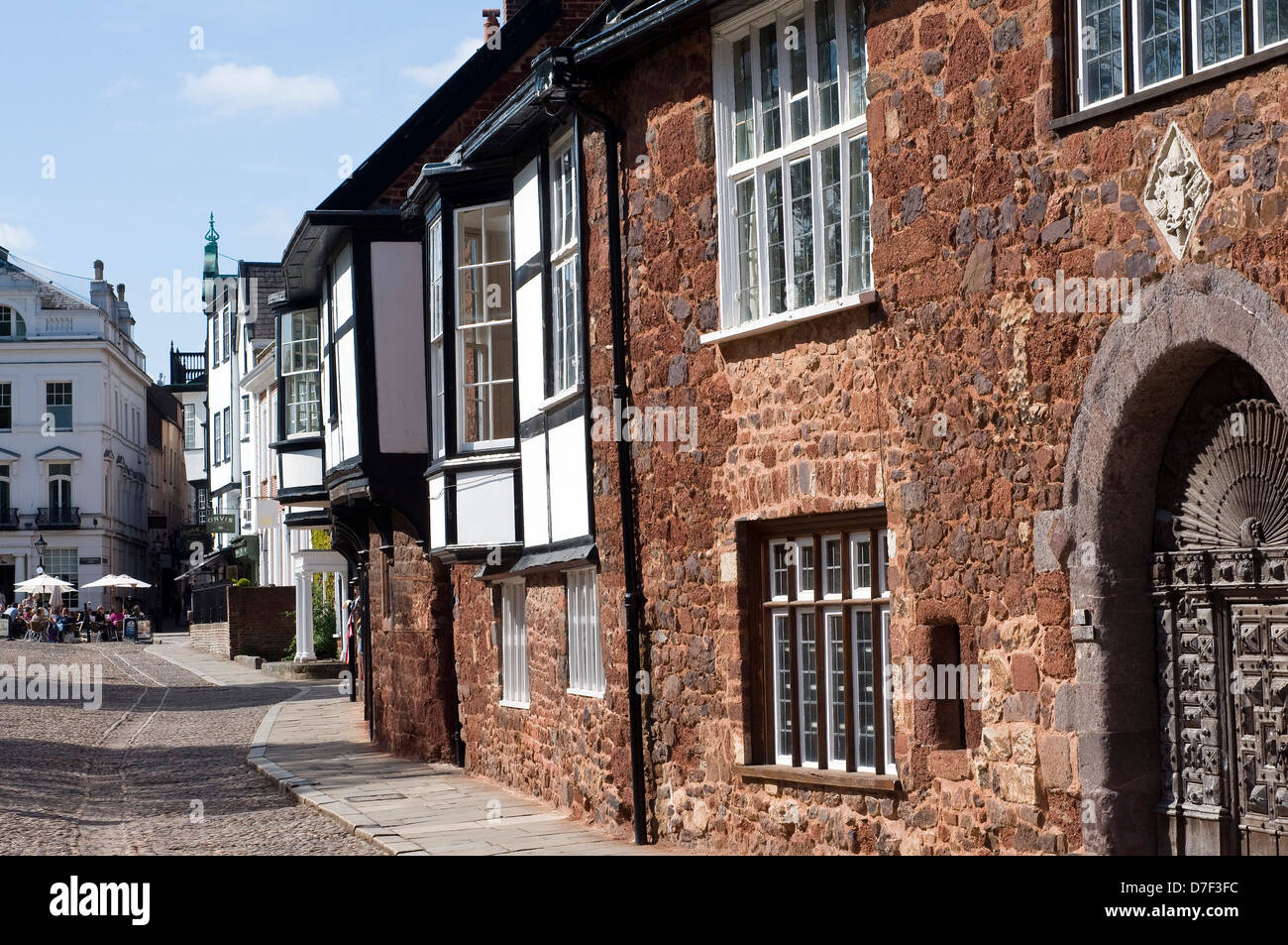 Cathedral Close Exeter,town house of the Courtenays. 8 and 9 Cathedral ...