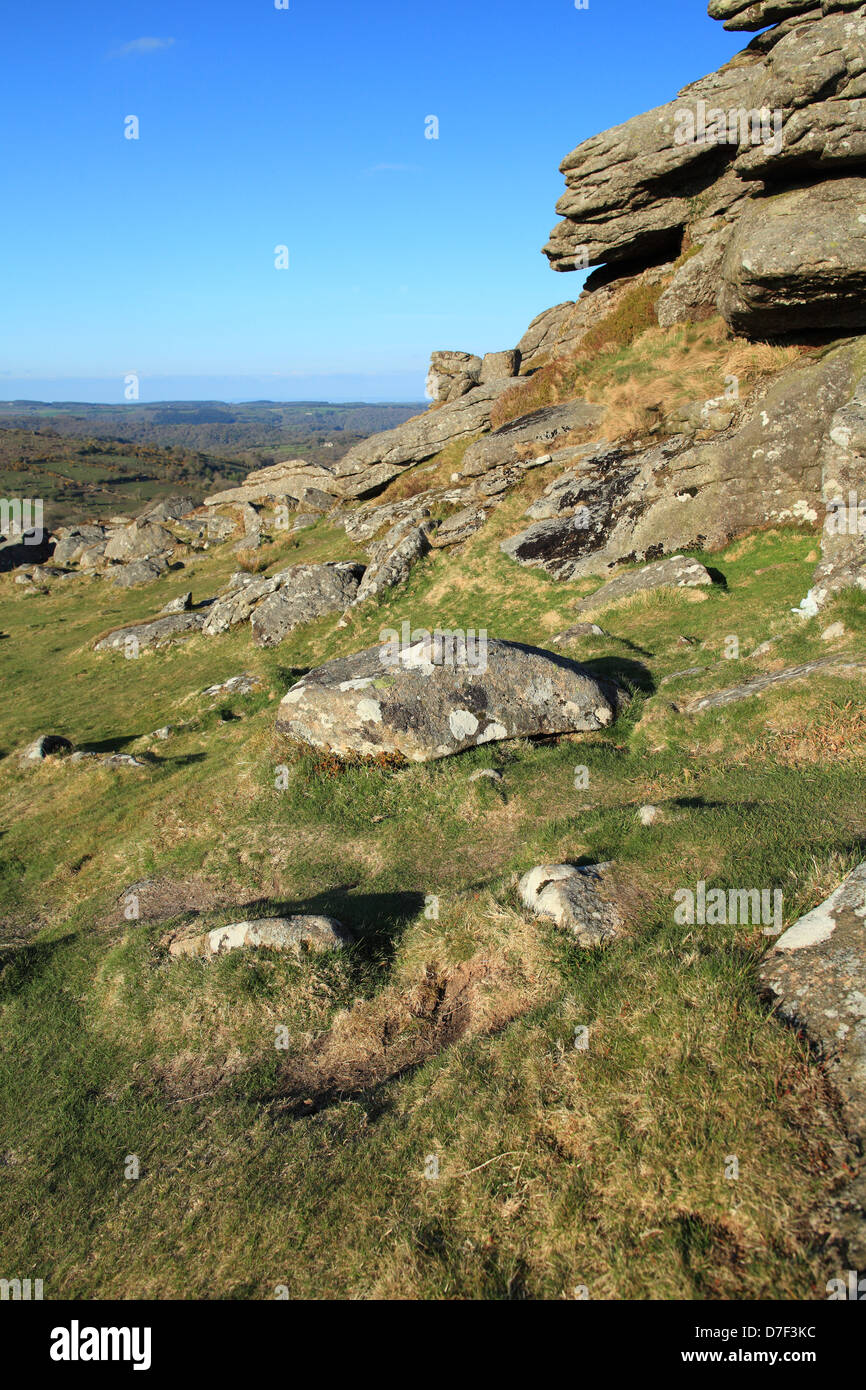 Hound tor dartmoor boulders moor hi-res stock photography and images ...