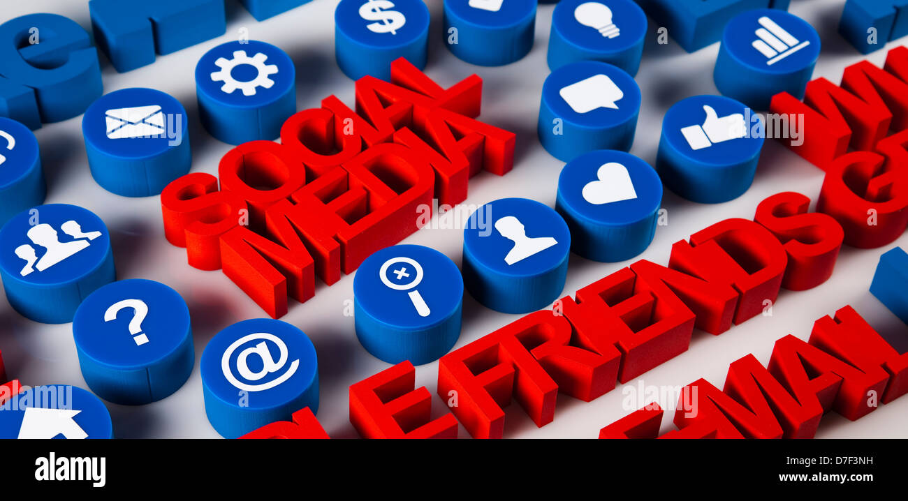 Social media background Stock Photo - Alamy