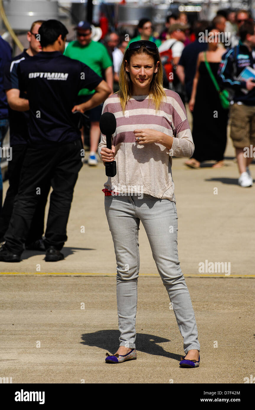 Jennie Gow television sports reporter Stock Photo - Alamy