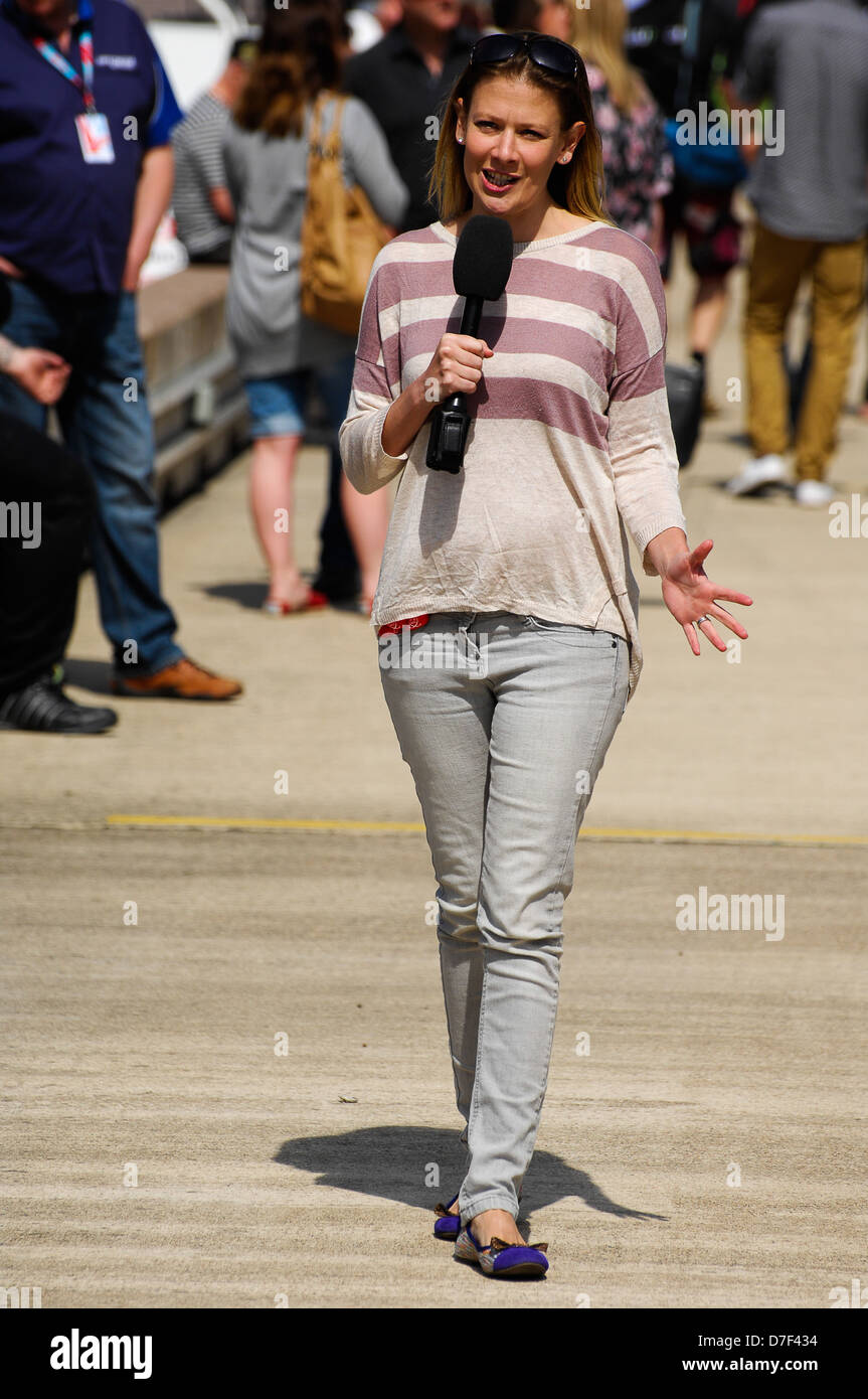 Jennie Gow television sports reporter Stock Photo - Alamy
