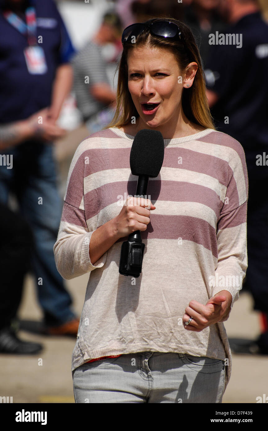 Jennie Gow television sports reporter Stock Photo - Alamy