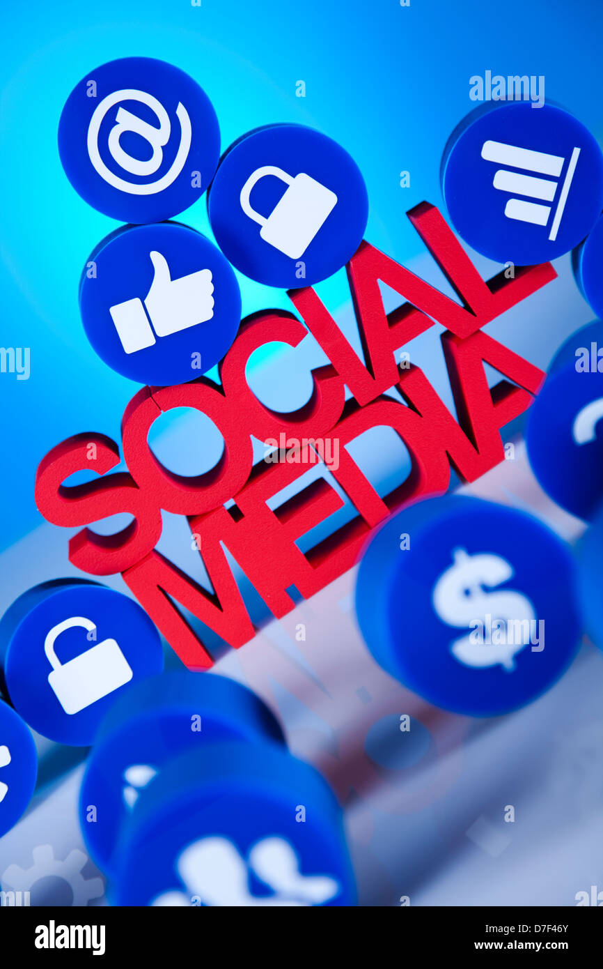 Social media background Stock Photo - Alamy