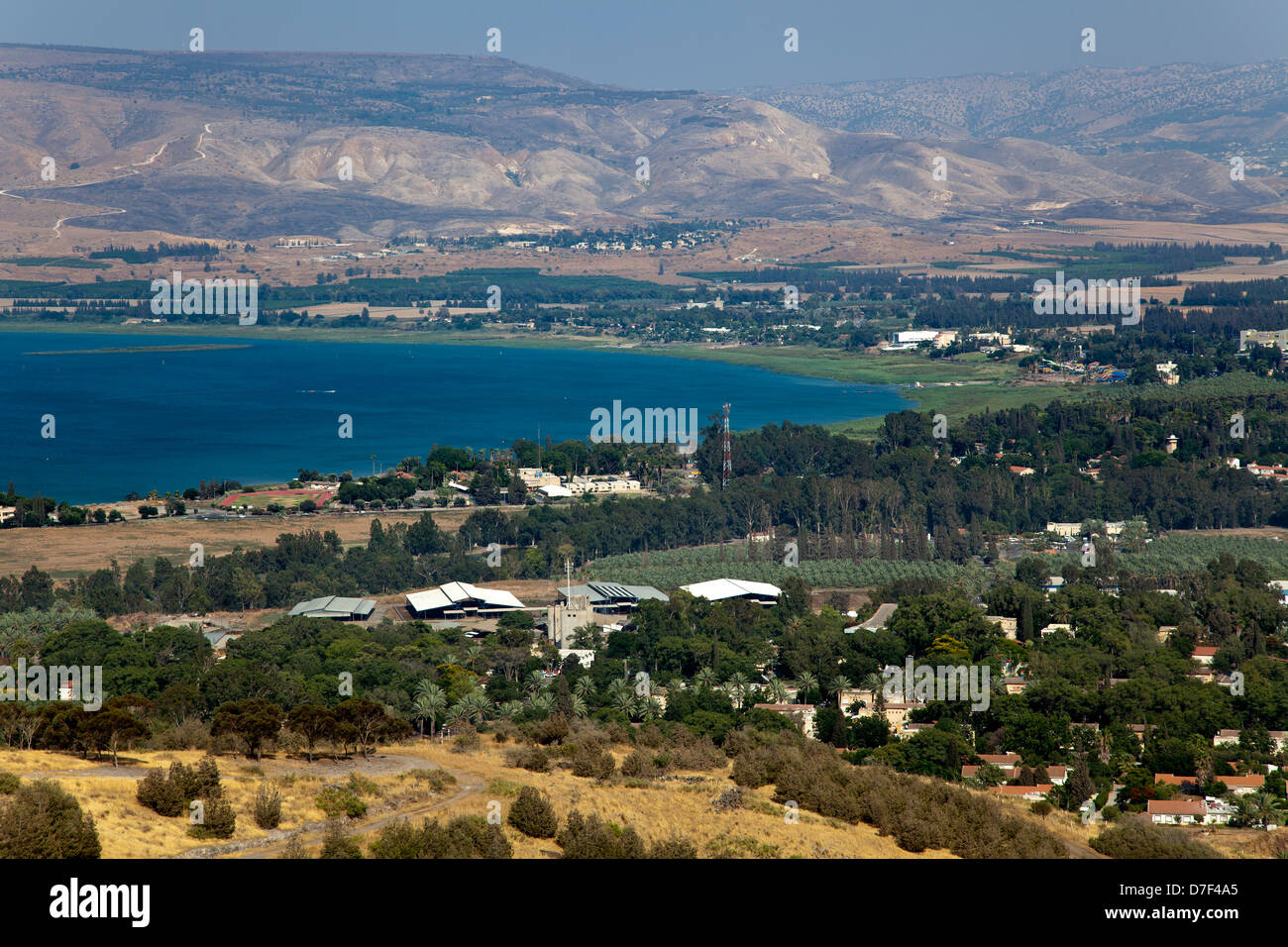 A view on southern edge Sea Galilee (a.k.a Lake Gennesaret Lake ...
