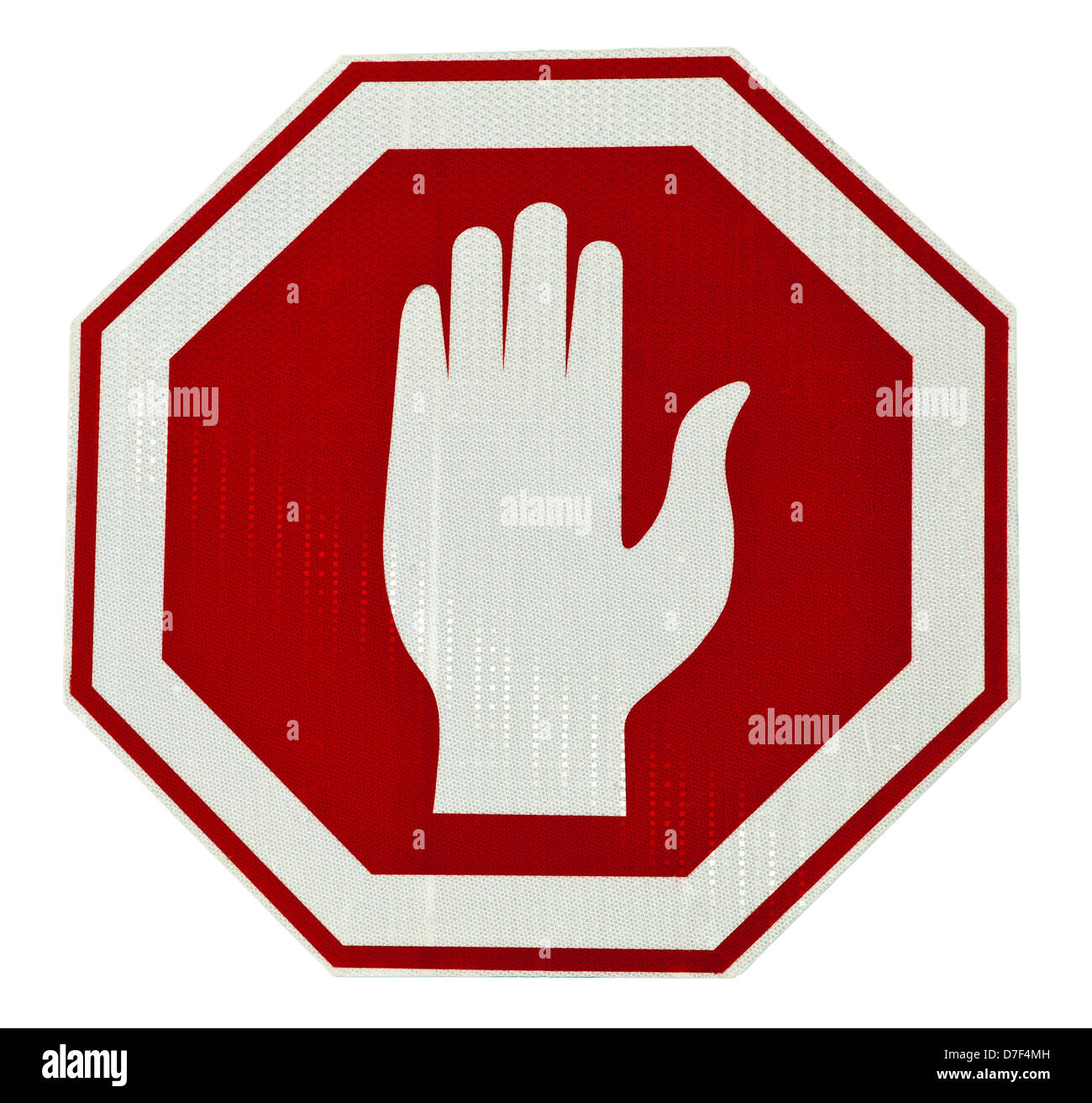 Stop sign isolated on white background. Clipping path included Stock ...