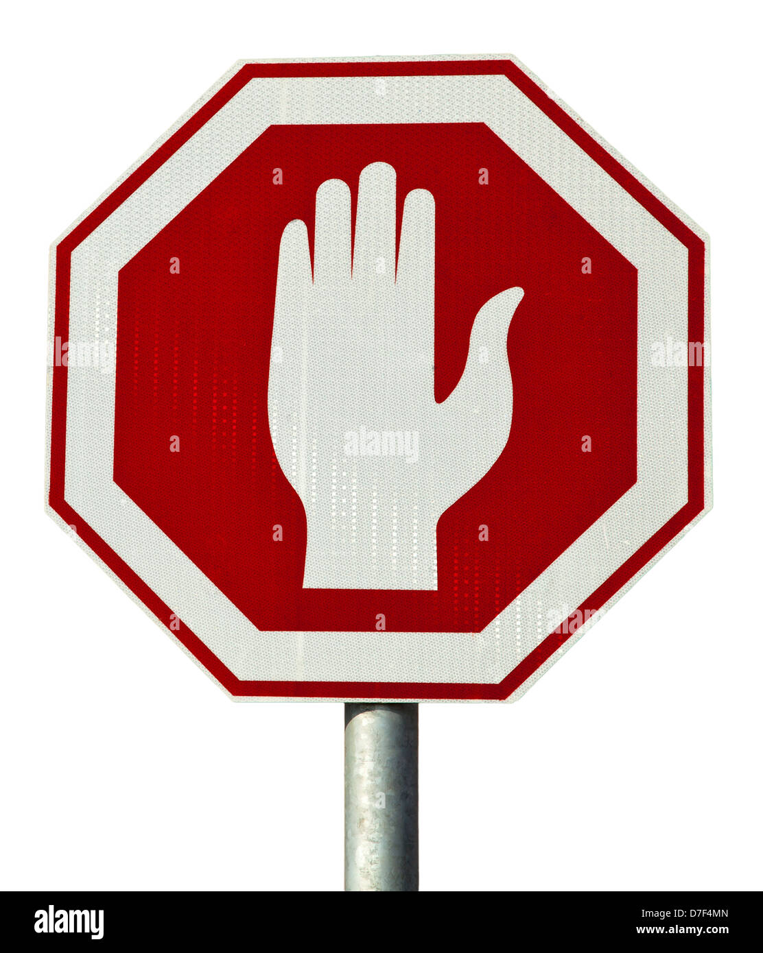Stop sign isolated on white background. Clipping path included Stock ...