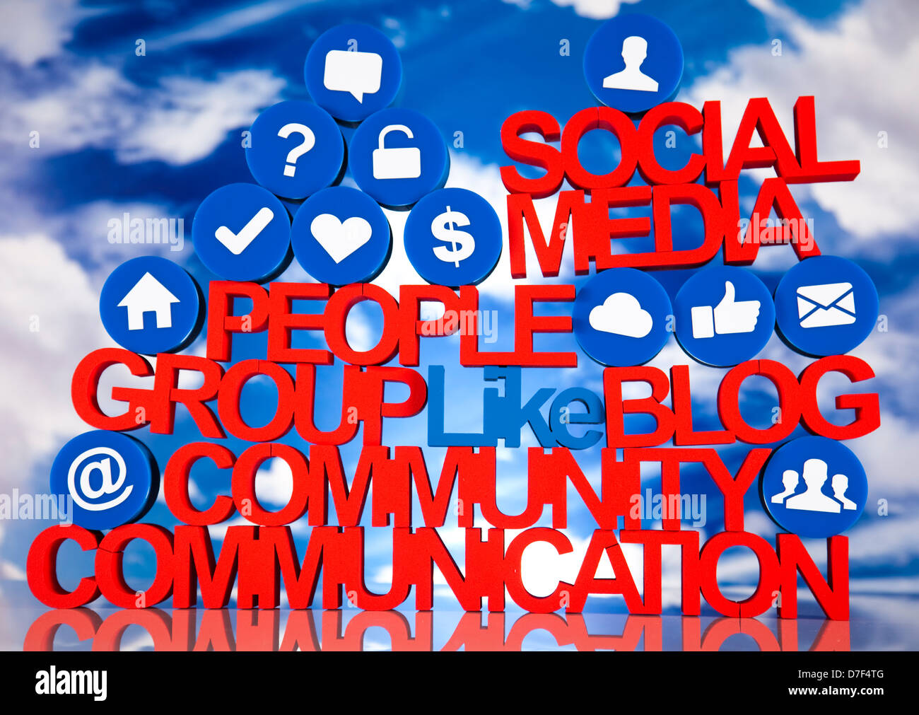 Social media network connection concept Stock Photo - Alamy