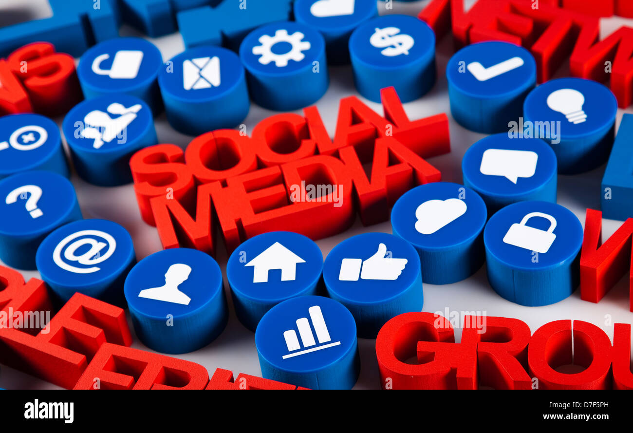 Social media network connection concept Stock Photo - Alamy