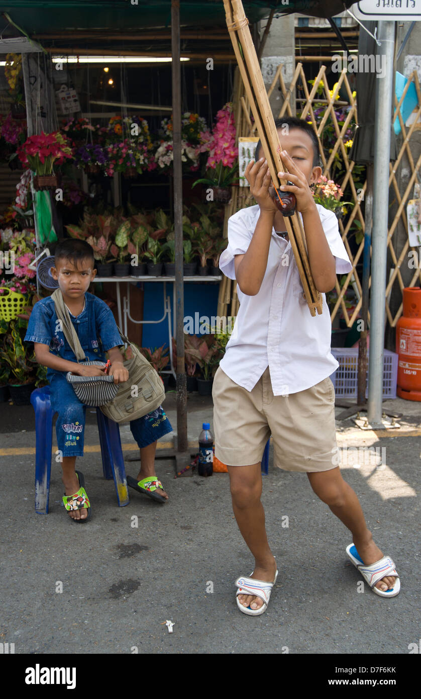 Busking boys hi-res stock photography and images - Alamy