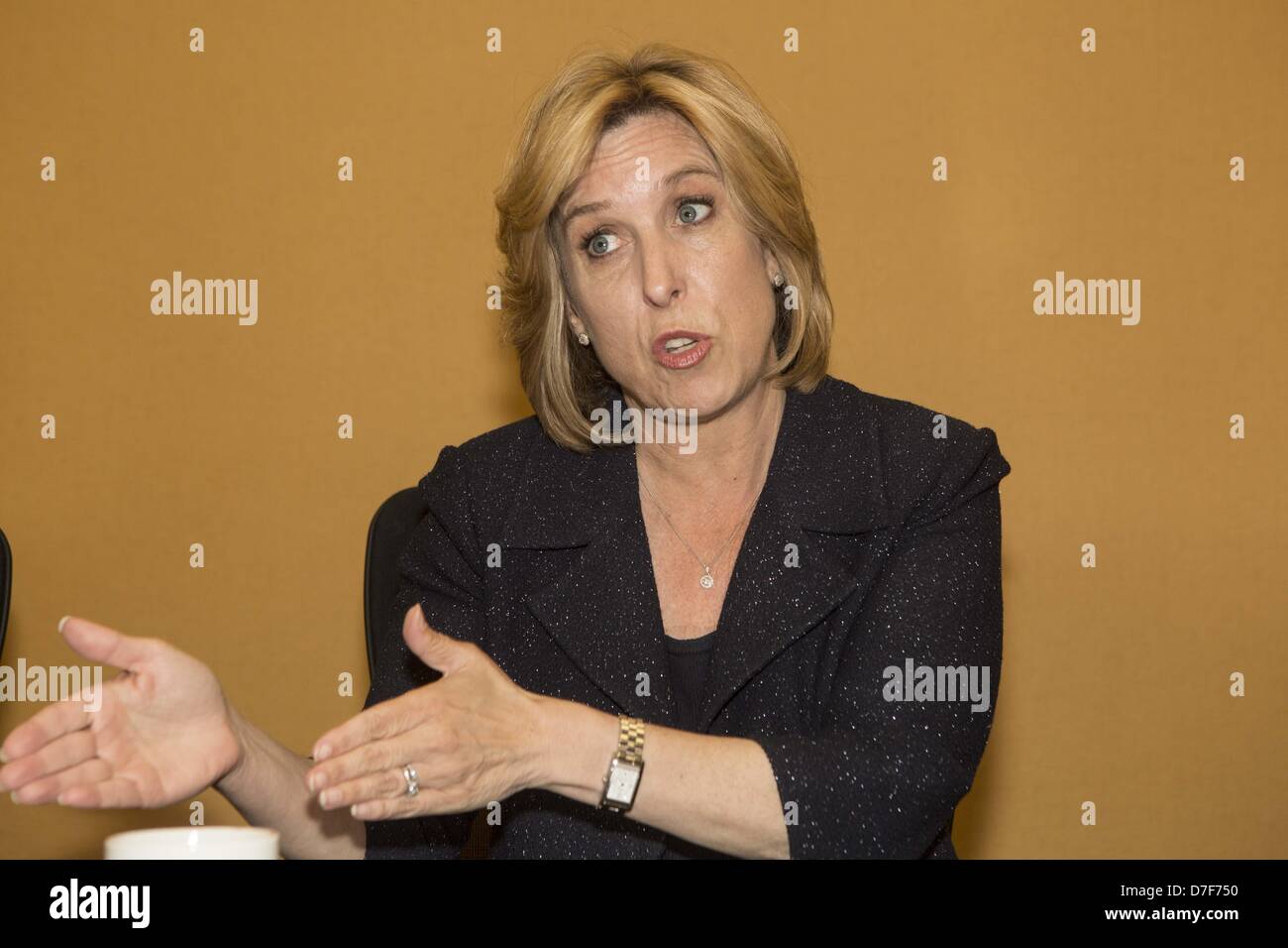 April 16, 2013 - Los Angeles, California, U.S - L.A. Mayoral candidate ...