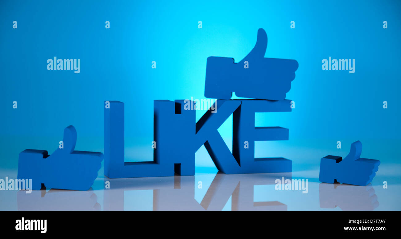 Like, Internet concept Stock Photo - Alamy