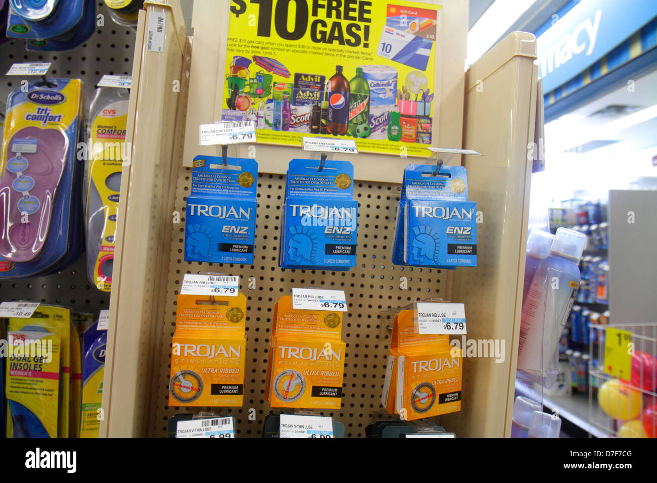 Miami Beach Florida,CVS,pharmacy,drugstore,retail products,display case ...