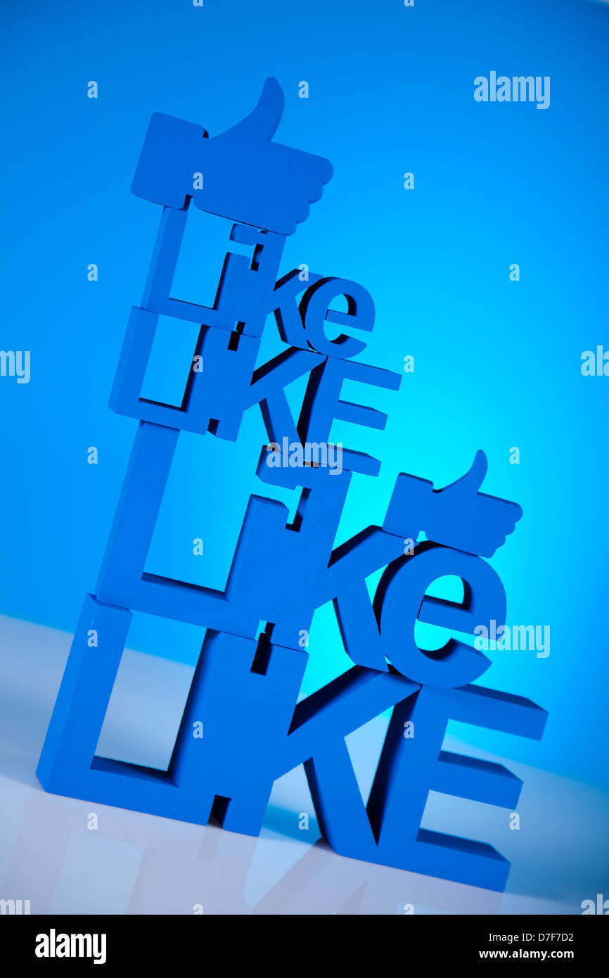 Like, Internet concept Stock Photo - Alamy