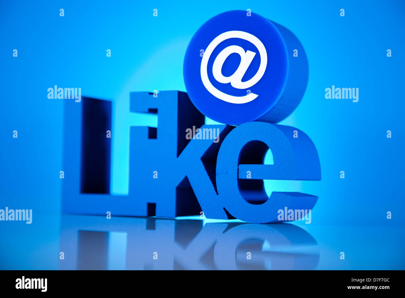 Like, Internet concept Stock Photo - Alamy