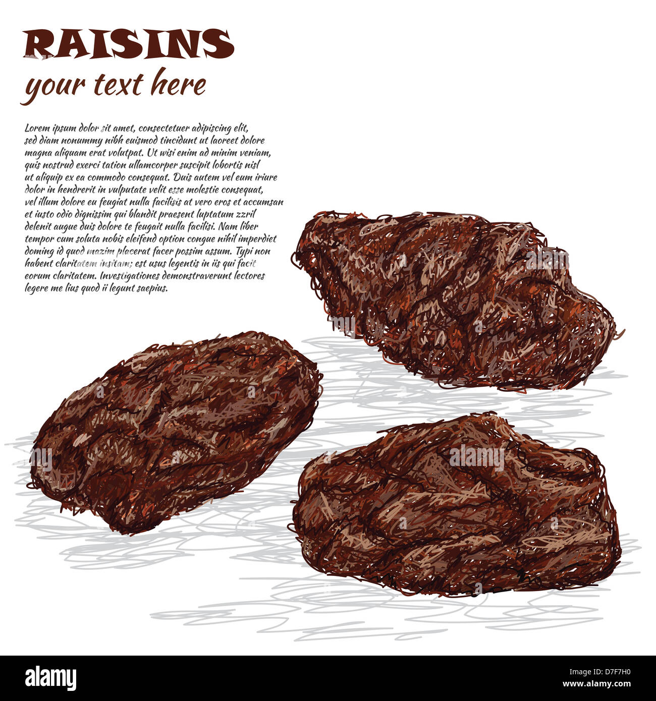 Raisin drawing hi-res stock photography and images - Alamy