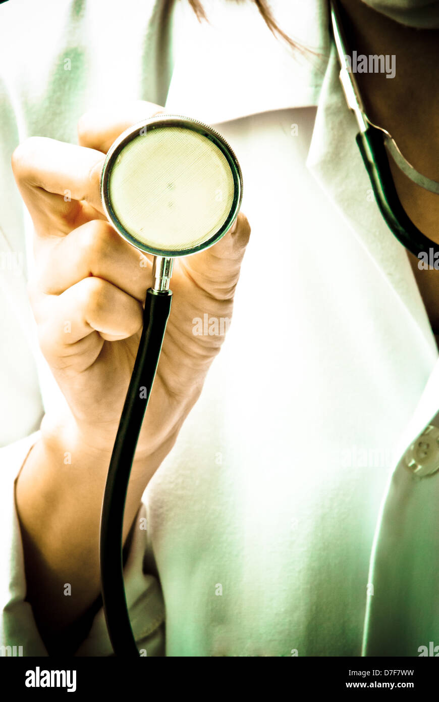 Doctor and stethoscope Stock Photo - Alamy