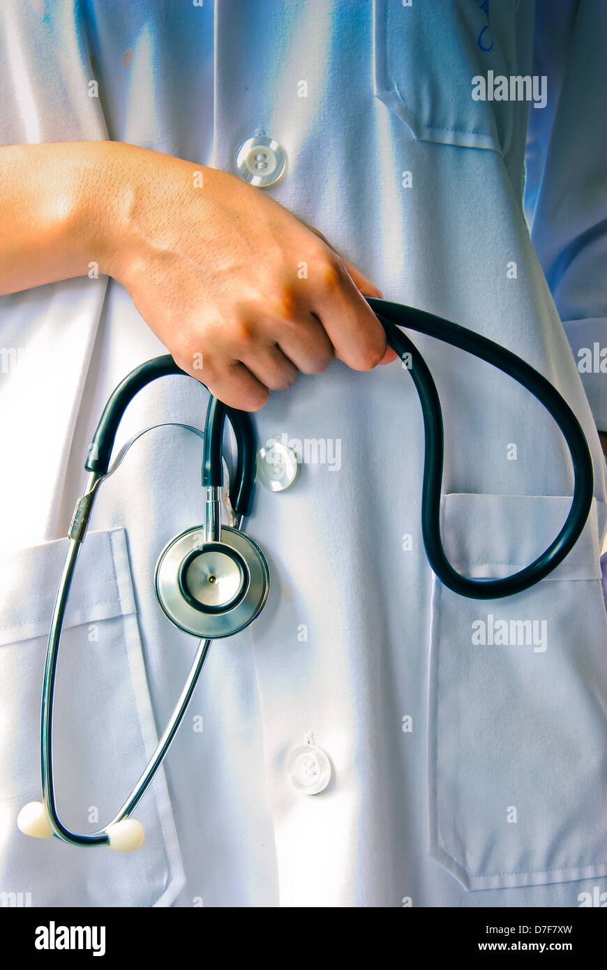 Doctor and stethoscope Stock Photo - Alamy
