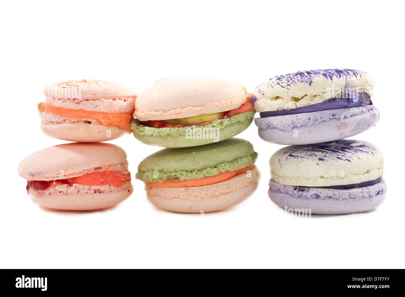 assorted colorful french macarons Stock Photo - Alamy