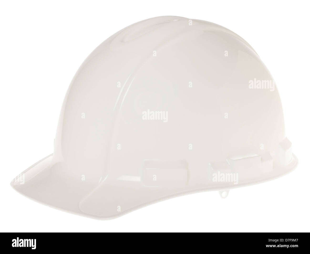 45° view of a white hard hat, isolated on white background Stock Photo ...