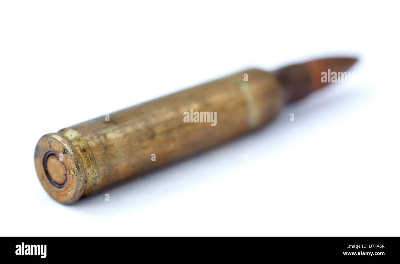 N isolated 5.56 assault rifle cartridges (for M-16 assault rifle for ...