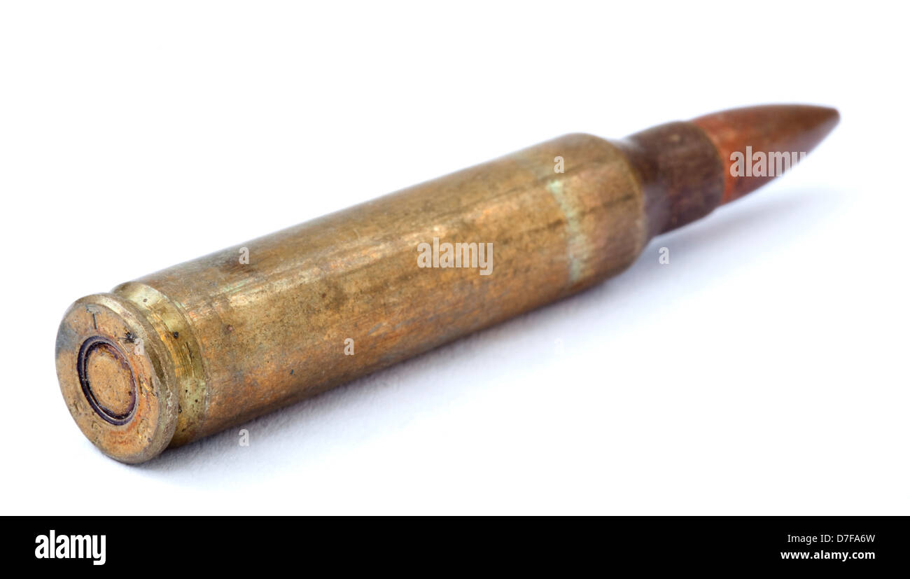 N isolated 5.56 assault rifle cartridges (for M-16 assault rifle for ...