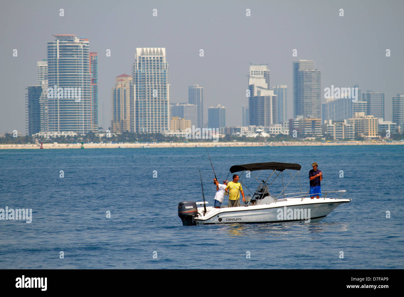 Miami Beach Florida,Atlantic Ocean water boat,boating,deep sea,fishing ...