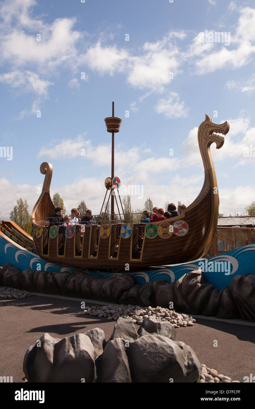 Longboat Invader ride at Legoland Windsor, London, England, United ...